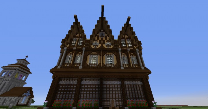 My first midieval themed build Minecraft Map