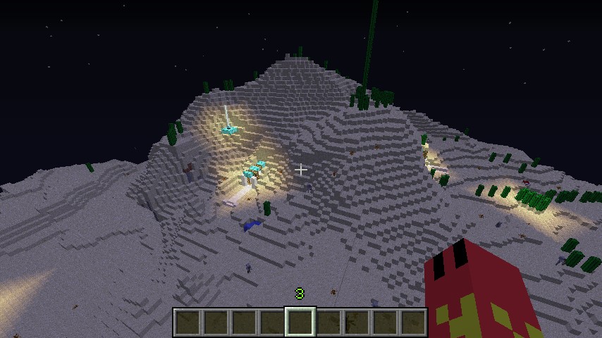 Minecraft big sand mountain Minecraft Map