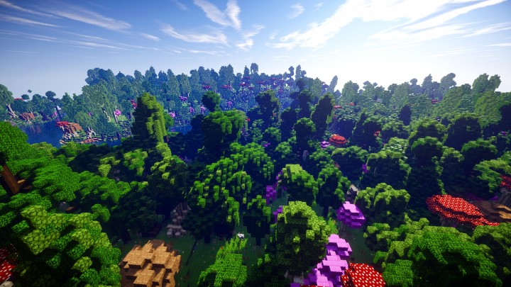 Enchanted Forest of Wisteria Minecraft Map