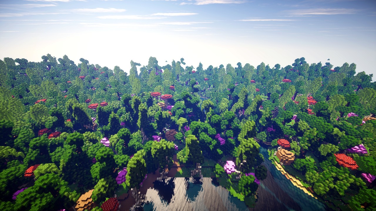 Enchanted Forest of Wisteria Minecraft Map