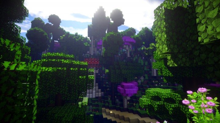 Enchanted Forest of Wisteria Minecraft Map
