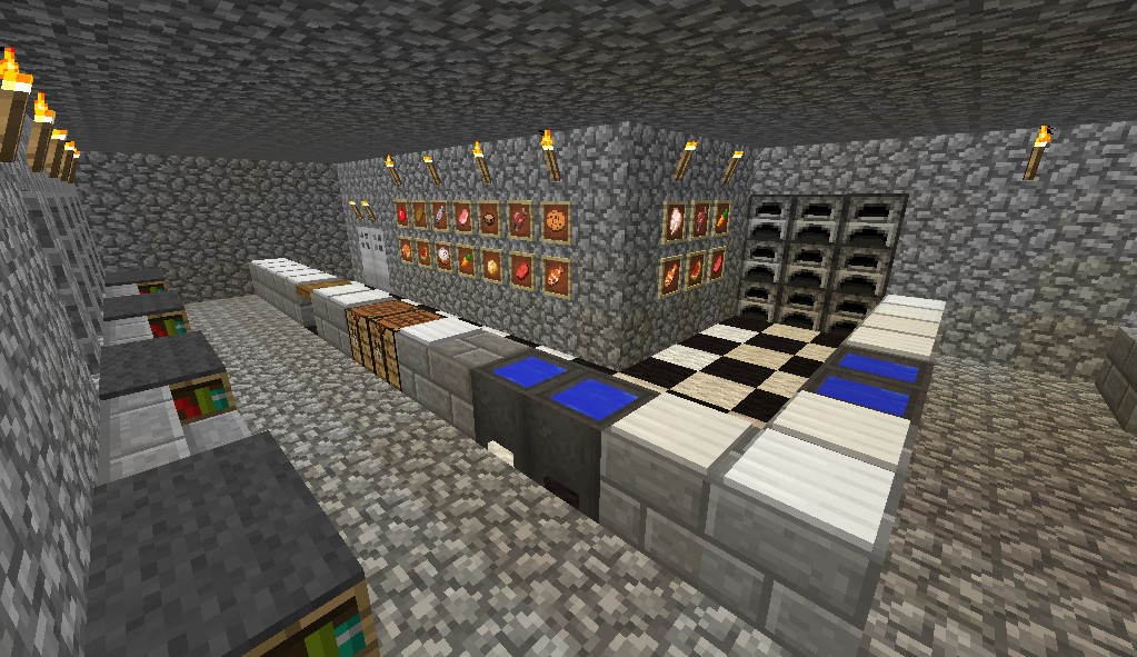 Fort with redstone cannons Minecraft Map