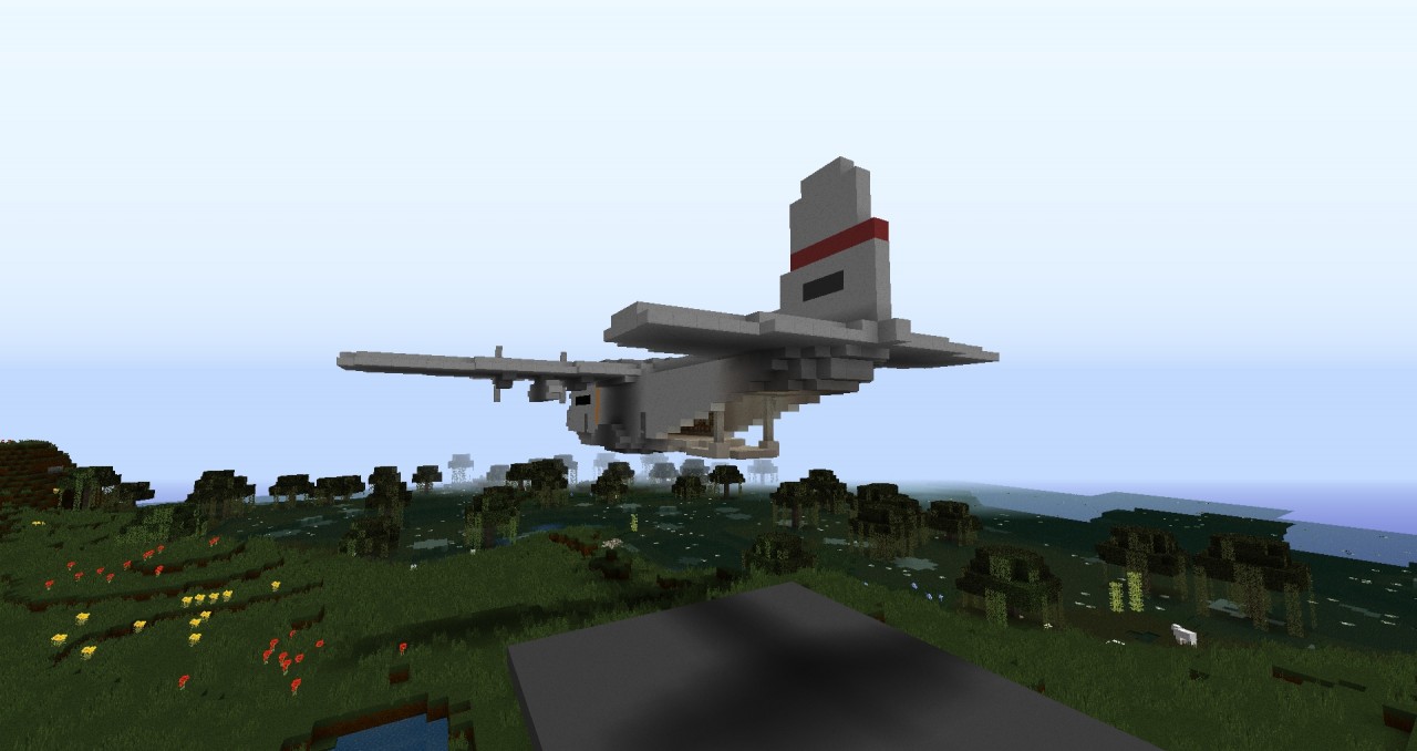 Lockheed Martin C-130 + HC-130 Hercules Minecraft Map