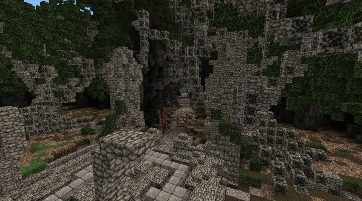 The Hobbit - Thranduil's Halls, Mirkwood Minecraft Map