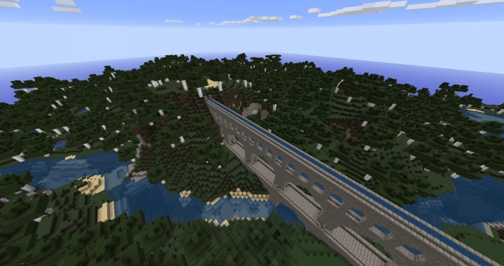 Roman Aqueduct Minecraft Map