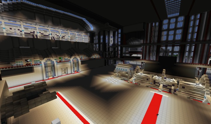 Futuristic Train Station Minecraft Map