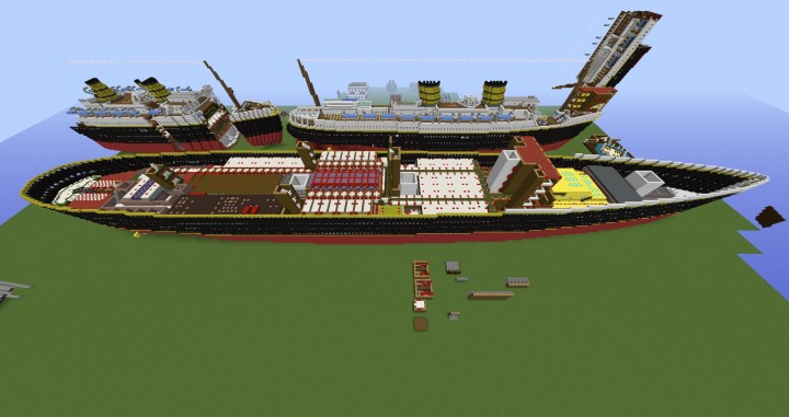 Steam Ship Docks Minecraft Map