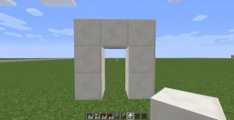 1x3 Piston Door [Tutorial] Minecraft Map