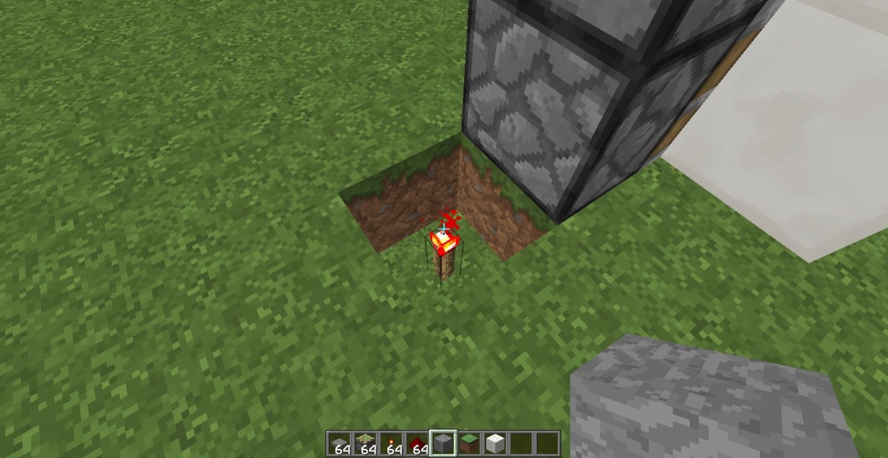 1x2 Bit More Complex Piston Door [Tutorial] #2 Minecraft Map