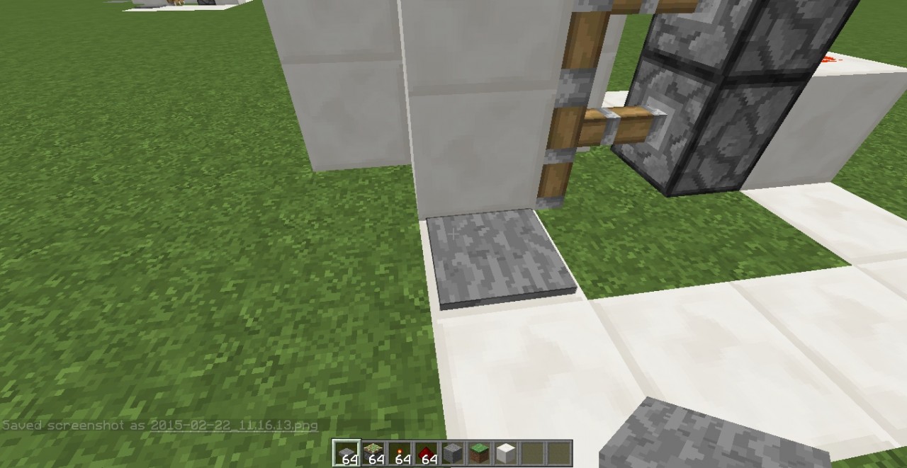 1x2 Bit More Complex Piston Door [Tutorial] #2 Minecraft Map