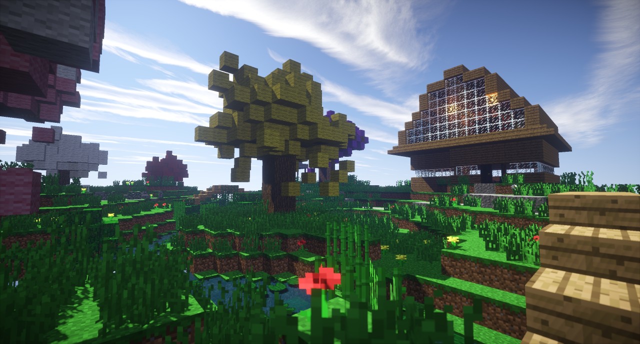 Beautiful Garden Island Minecraft Map