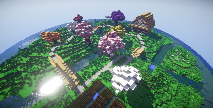 Beautiful Garden Island Minecraft Map