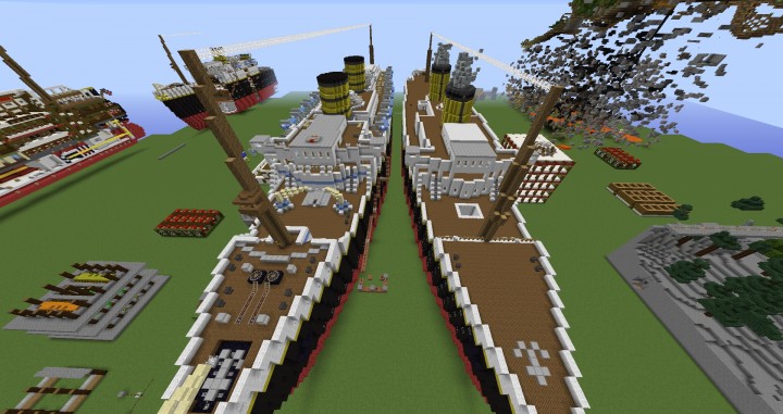 Steam Ship Docks Minecraft Map