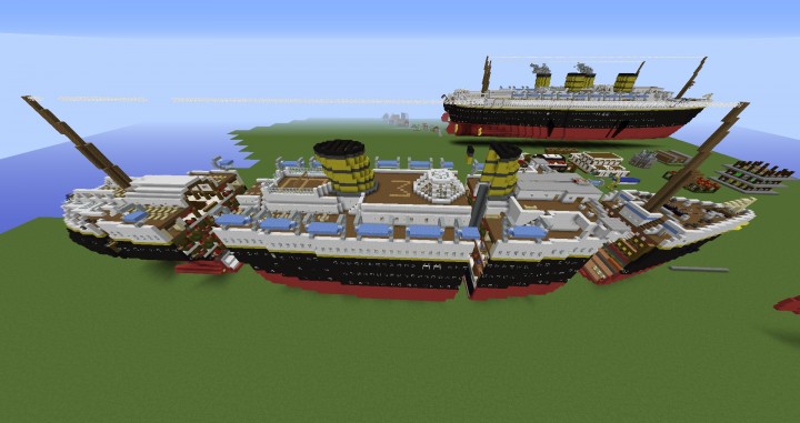Steam Ship Docks Minecraft Map