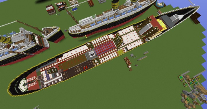Steam Ship Docks Minecraft Map