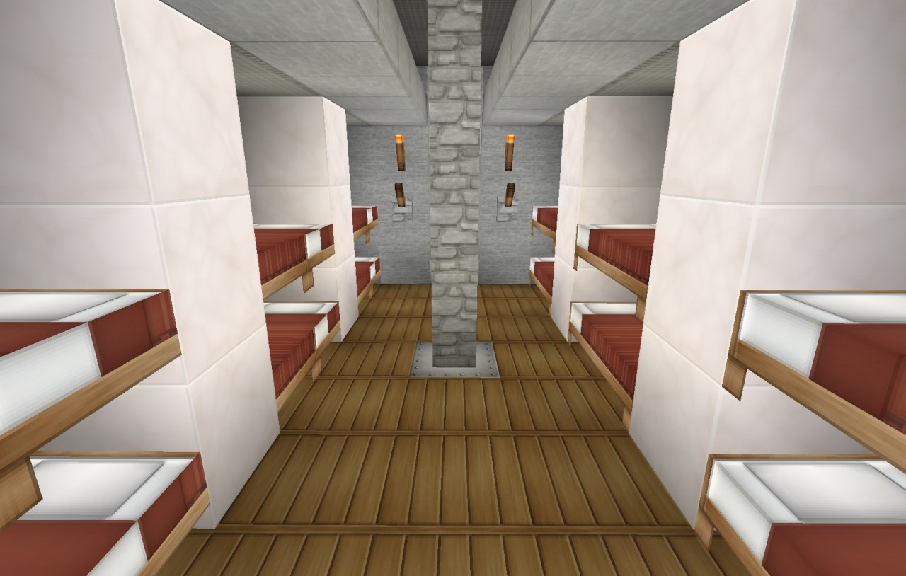 Balao Class Submarine with Full Interiors+Working Engine Minecraft Map