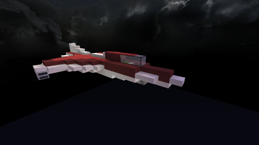 SF-45 "Foxtrot" Orbital Fighter (Working Weapons) Minecraft Map