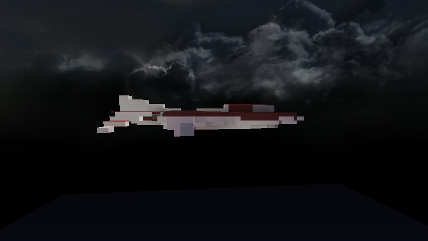 SF-45 "Foxtrot" Orbital Fighter (Working Weapons) Minecraft Map