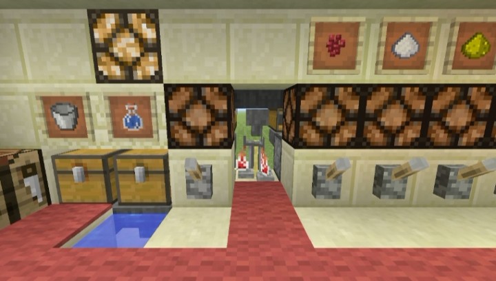 Tutorial : Automatic Brewing Station + Item Sorter + Huge Storage & MORE... Minecraft Map