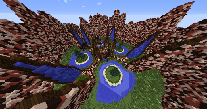 |HUB MINECRAFT 1.7.X 12Portals| Minecraft Map