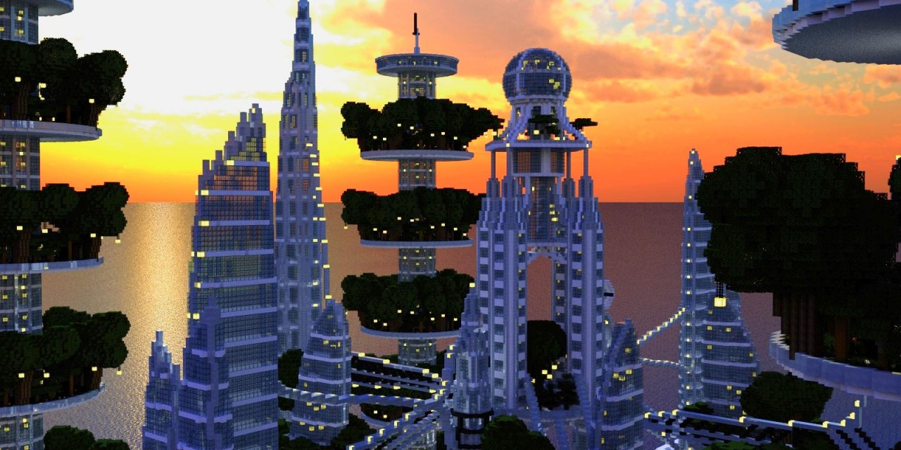 Ocean Cityscape Minecraft Map