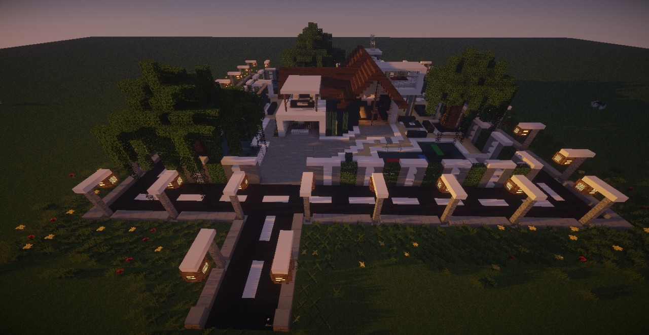 Modern House Minecraft Map