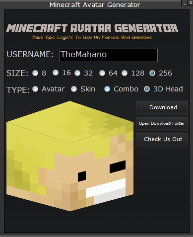 Minecraft Avatar Generator - Create Minecraft Related Logos / 3D Update ...