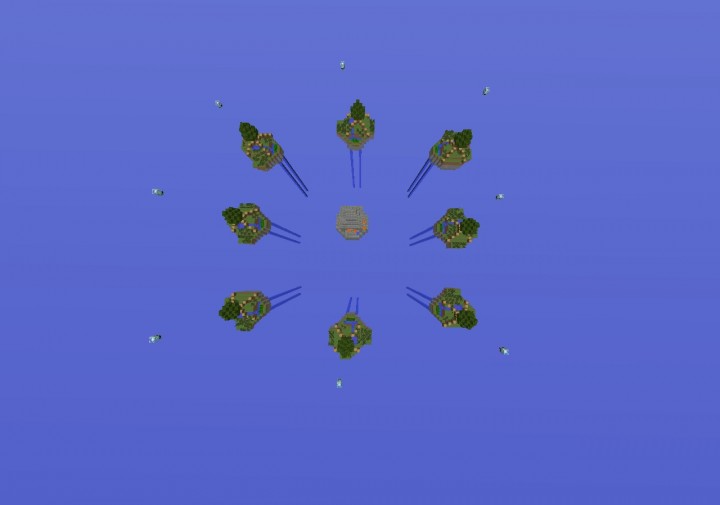 SkyWars - Temple Forest Minecraft Map