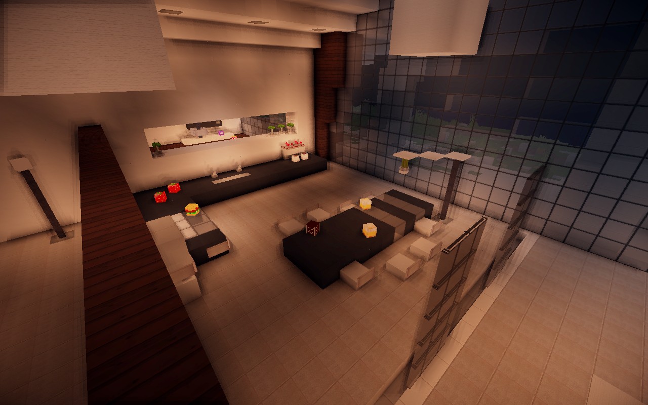 Curved House Minecraft Map