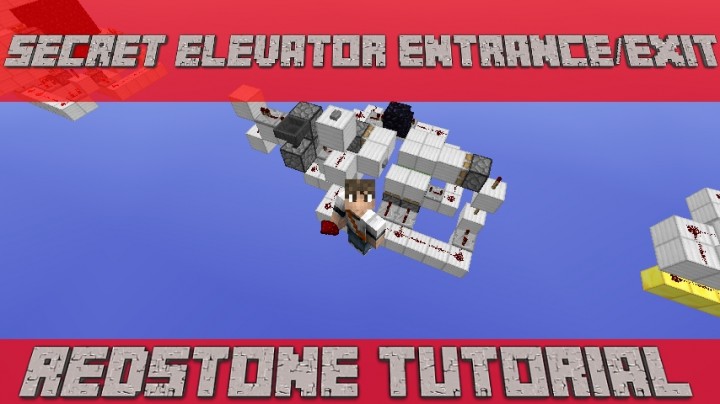 Secret Elevator Entrance/Exit Minecraft Map