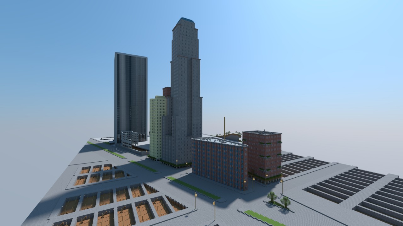 1920x1080 Chunky Renders of builds Minecraft Map