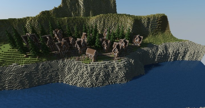 Havenport Cliffs - A Cliffside Town Minecraft Map