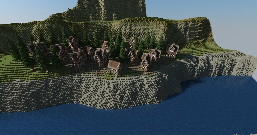 Havenport Cliffs - A Cliffside Town Minecraft Map