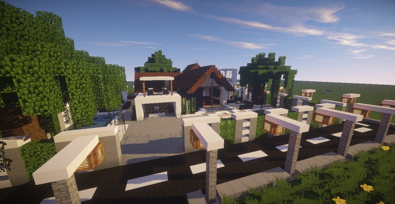 Modern House Minecraft Map
