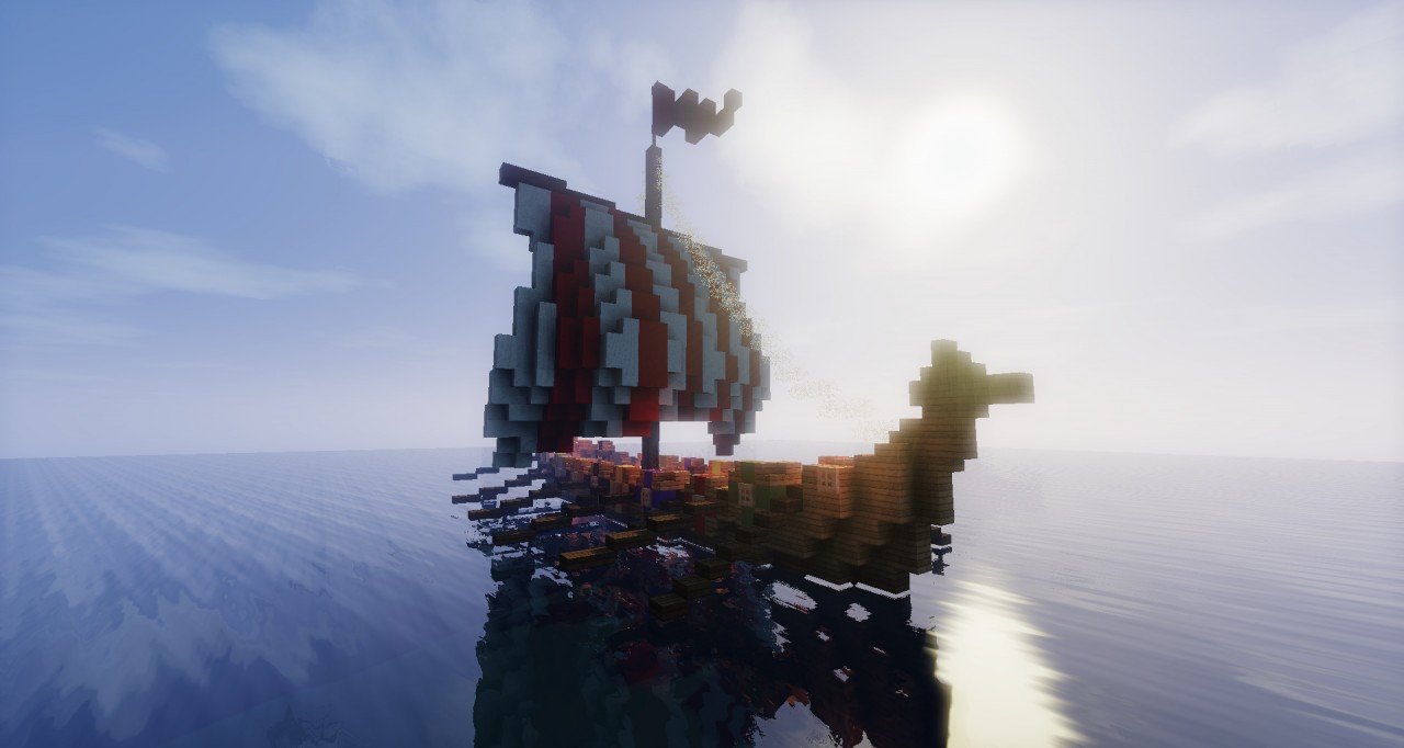 Viking's Longboat Minecraft Map
