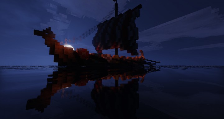 Viking's Longboat Minecraft Map