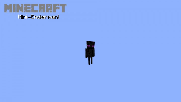 Wear MC Mini Enderman Playermodel! Minecraft Mod