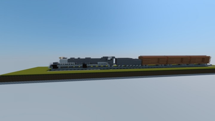 [Minecraft Vehicles] Union Pacific Big Boy locomotive Minecraft Map