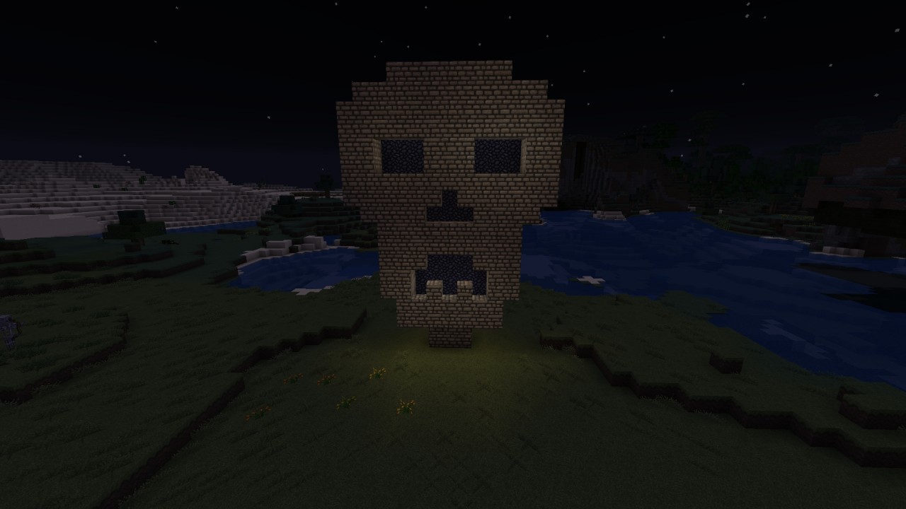 Redstone Skull Minecraft Map