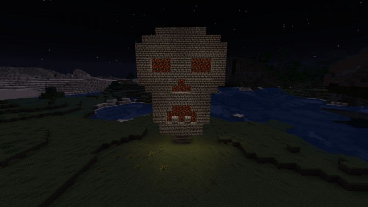 Redstone Skull Minecraft Map