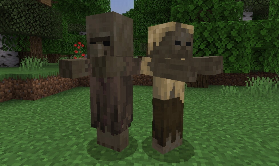 Husk Villager (Bedrock Edition) Minecraft Mod