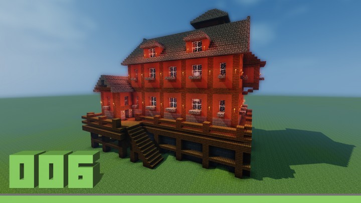 Patio Longhouse Minecraft Map