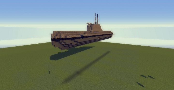 U-251, German XXI U-Boat Minecraft Map