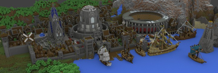 The city of Orhod Minecraft Map