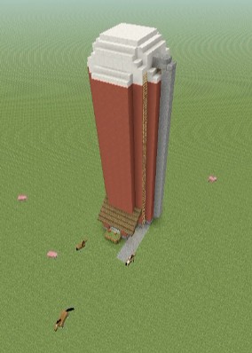 Tutorial : Modern Wheat silo System Holds 320,000 + Items Minecraft Map