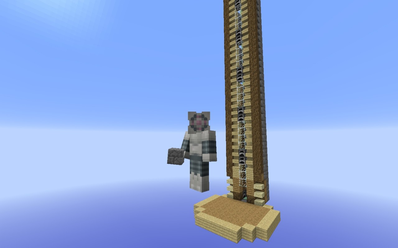 Very Compact Slime Block Elevator Minecraft Map