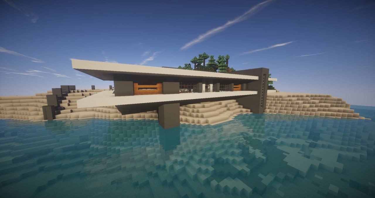 | Astevont | A Modern Oceanside Mansion Minecraft Map
