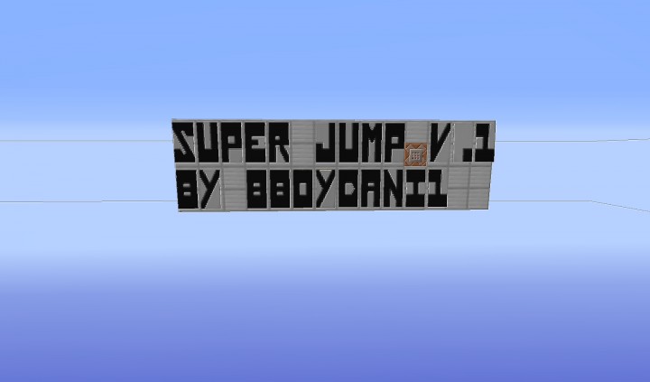 Super jump challenge Minecraft Map