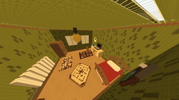 Steve's Bedroom [Giant Bedroom] Minecraft Map