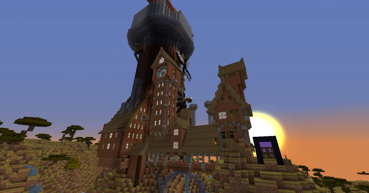 BlackSkull Windforge Retreat Minecraft Map